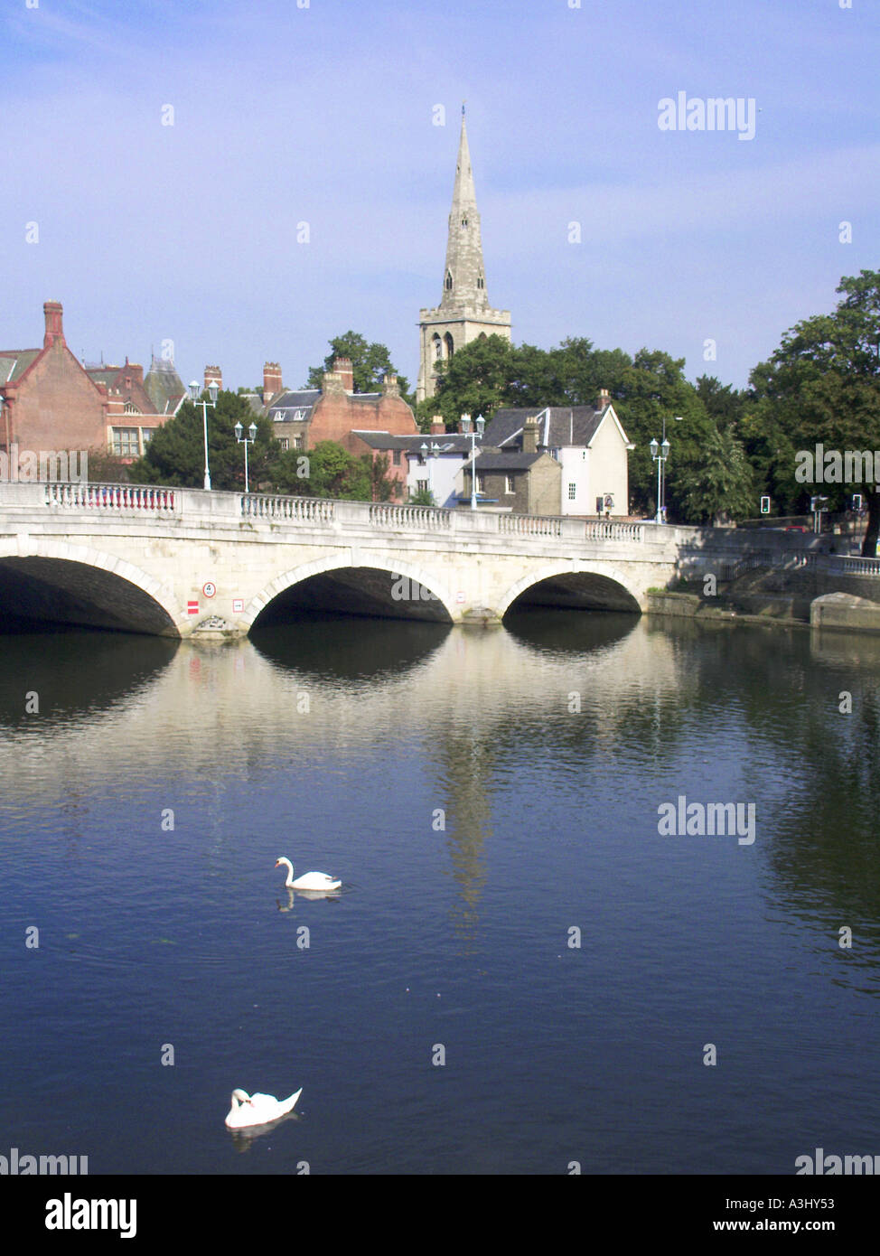 Bedford Bedfordshire River Ouse bridge has historical connections with ...