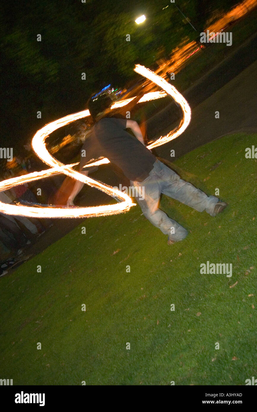 Practice poi hi-res stock photography and images - Alamy