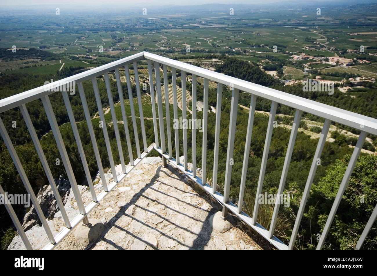 Railings in the Dentelles de Montmirail area, Vaucluse, Provence ...