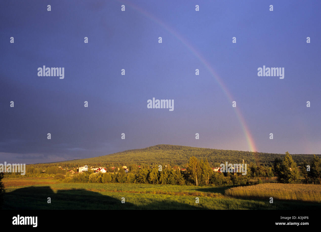 Poland Europe Lysica highest peak of Swietokrzyskie mountains and ...