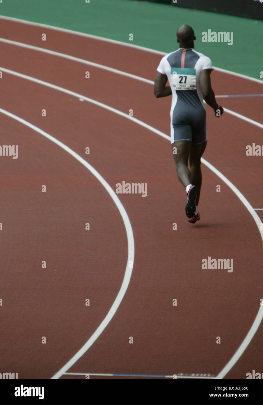 Athletics meeting at the Stade de France in Paris July 2004 Stock Photo ...