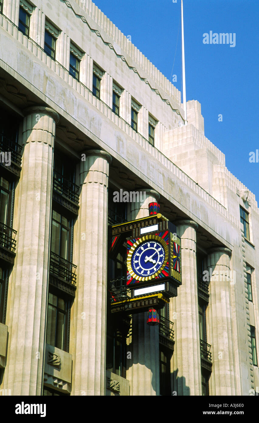 Restored Telegraph newspaper building Fleet Street London England Stock ...