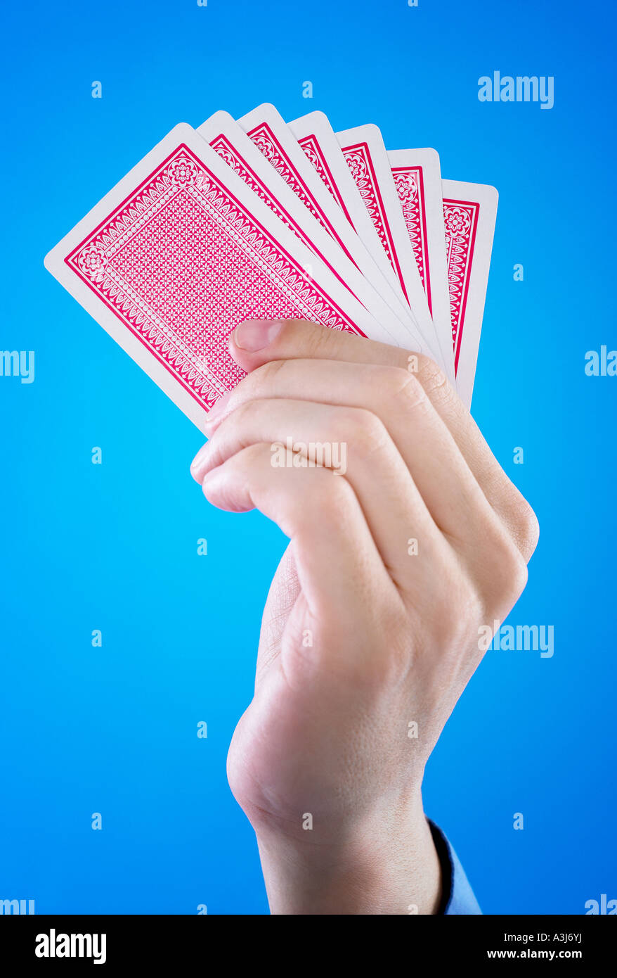 Hand holding cards cutout hi-res stock photography and images - Alamy
