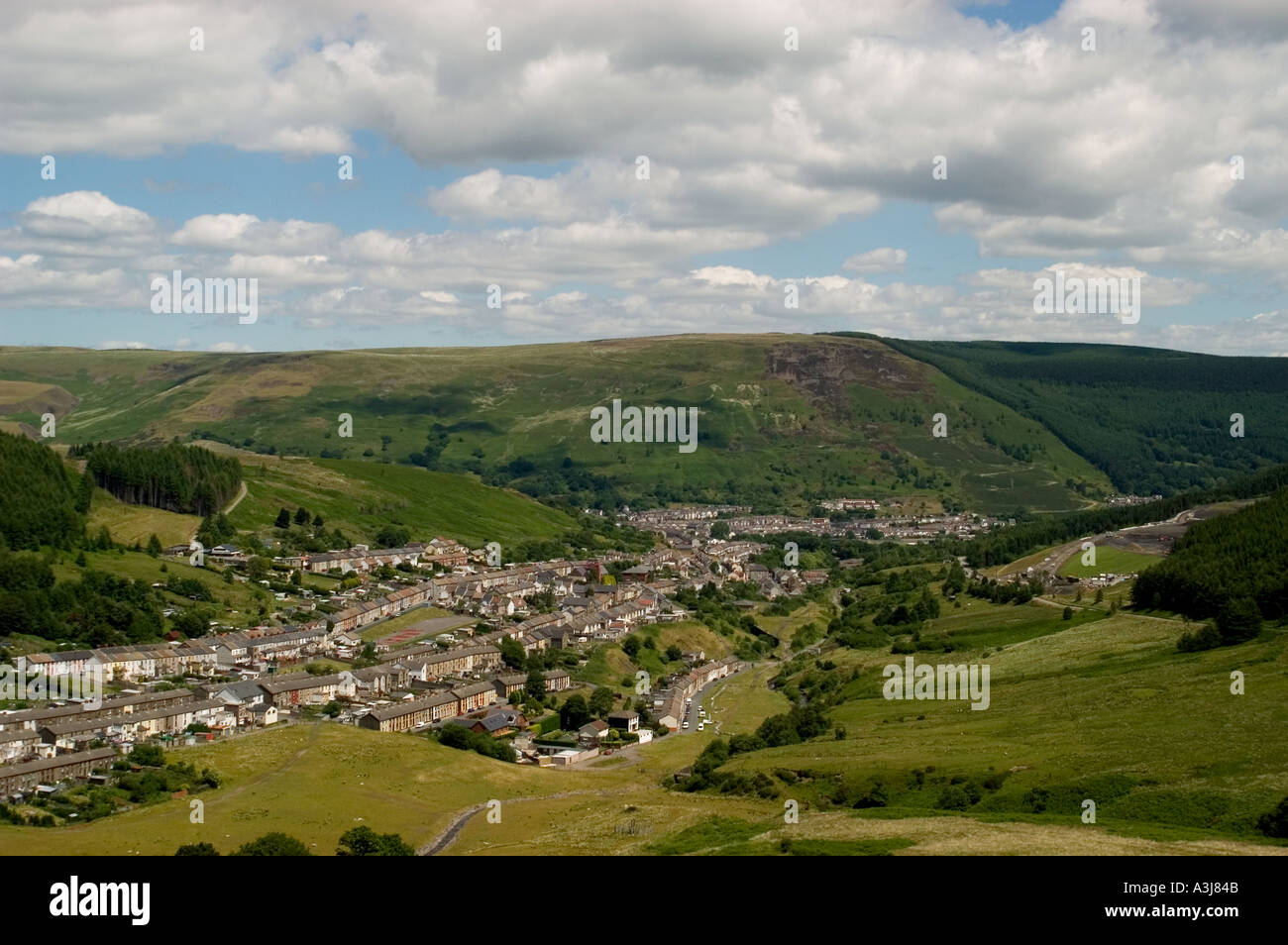 Treorchy town in rhondda valley hi-res stock photography and images - Alamy