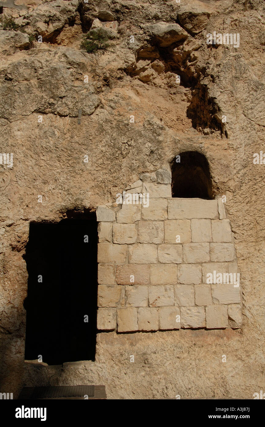 The rock cut Garden Tomb or Gordon's Calvary considered by some ...