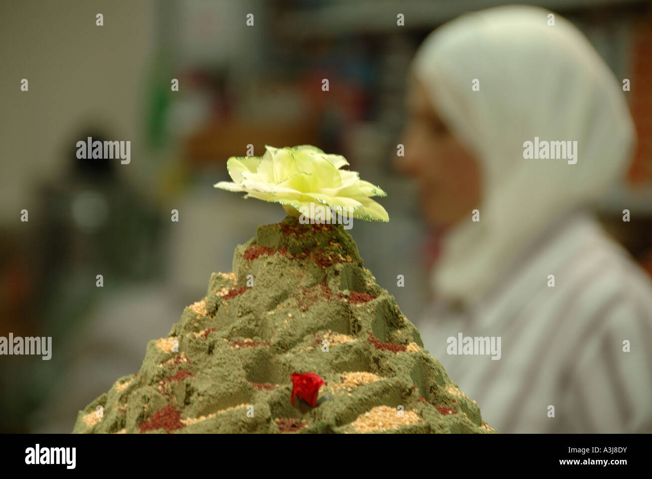 Zatar spice pyramid a spice shop in the Muslim quarter of the Old City ...