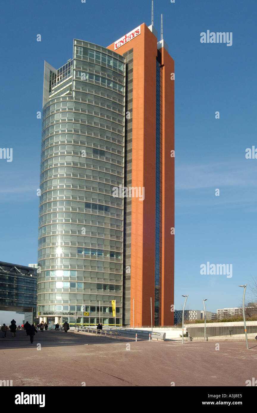 Andromeda Tower Donau City Vienna Austria Stock Photo - Alamy