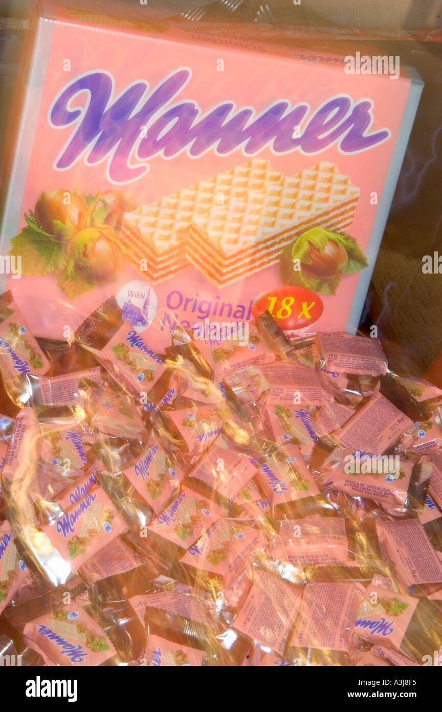 Manner a typical austrian sweet Stock Photo - Alamy