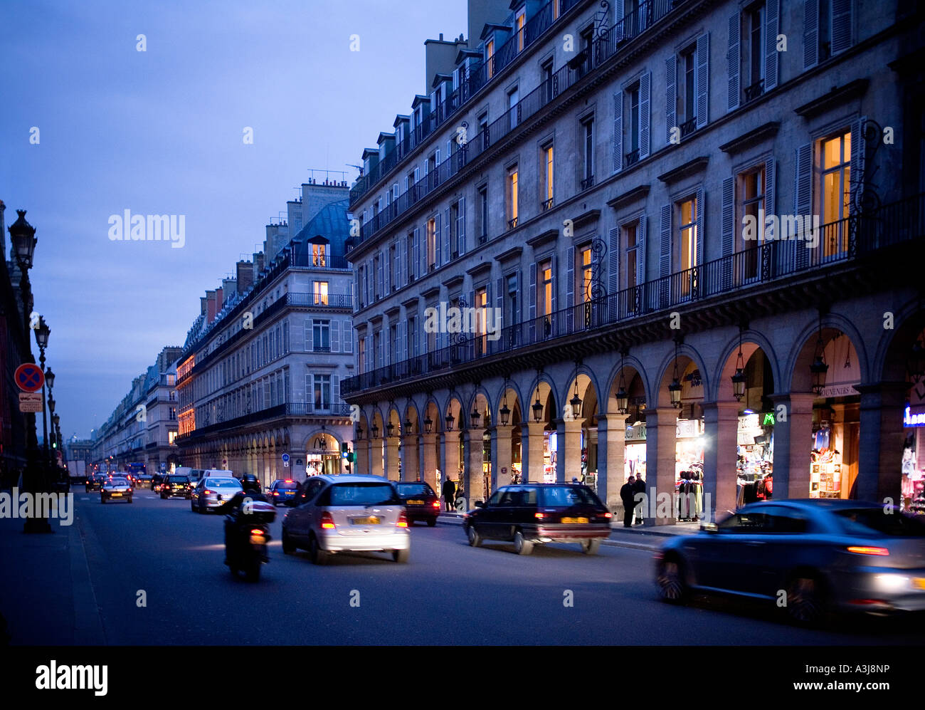 Rue de Rivoli, Paris, France Stock Photo - Alamy