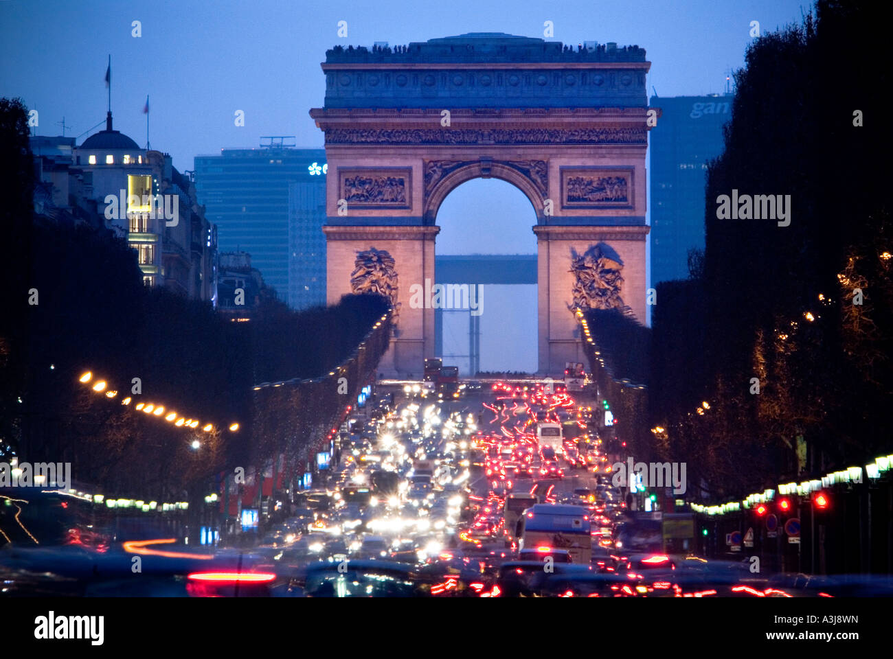 Arc De Triomphe, Champs Elysees, Paris, France Stock Photo - Alamy