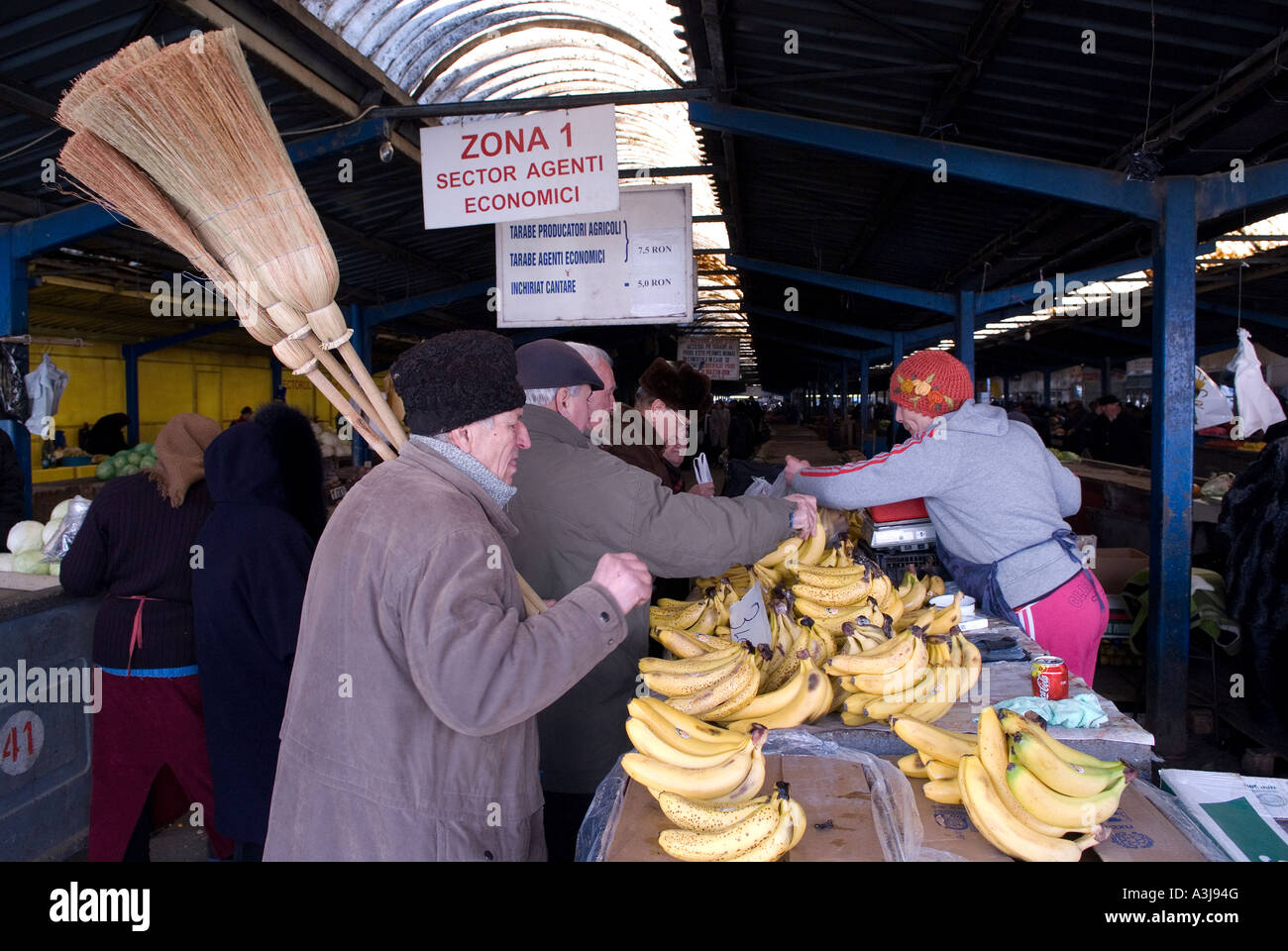 Market scene in Pantelimon a working-class neighbourhood located in ...