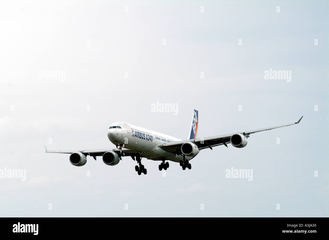 Airbus A340 600 Worlds longest airliner Four engined jet Stock Photo ...