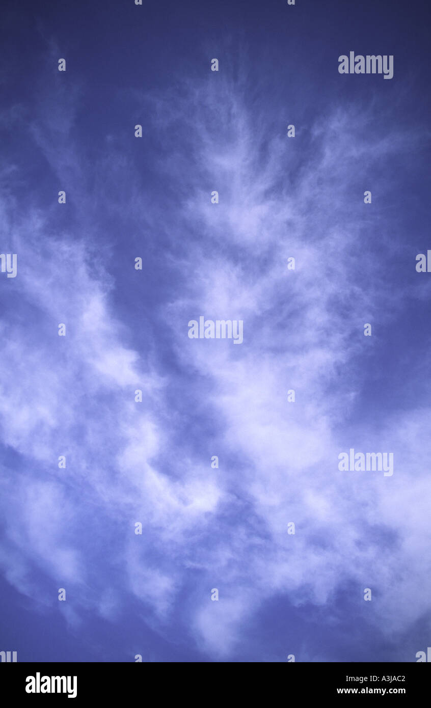 Cirrus Cloud formation England UK Stock Photo - Alamy