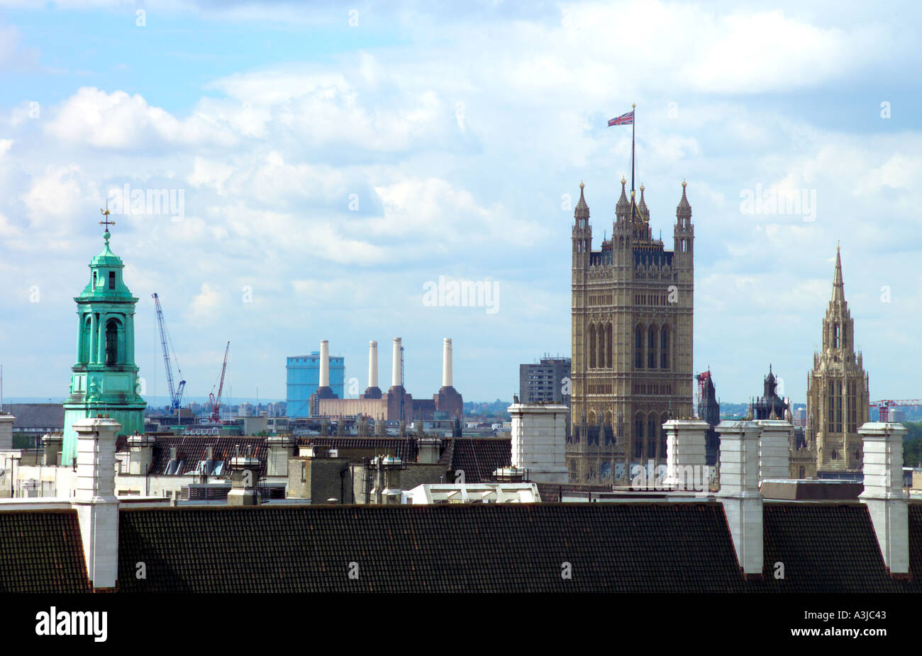 London skyline rooftops Stock Photo - Alamy