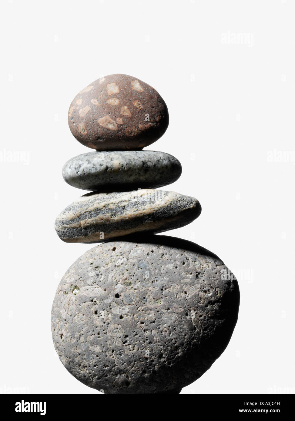 Pebbles cutout circle hi-res stock photography and images - Alamy