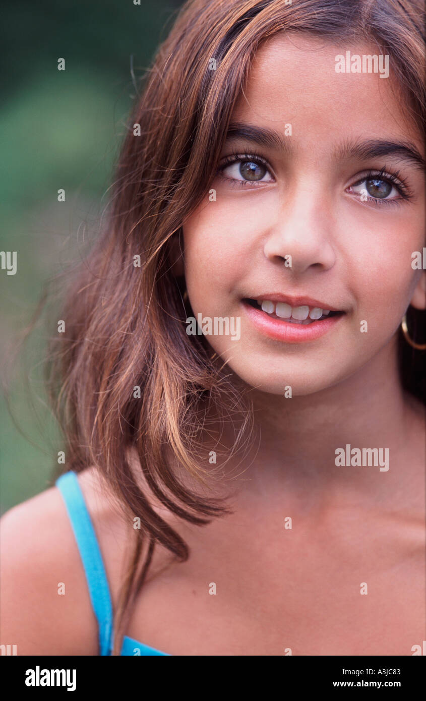 Portrait of Teenage Girl 13 Years of Age Stock Photo - Alamy