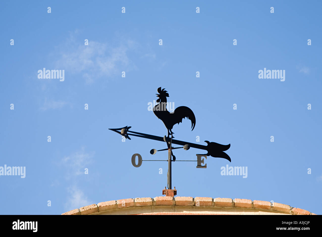 Rooster Weather Vane Wind Direction High Resolution Stock Photography ...