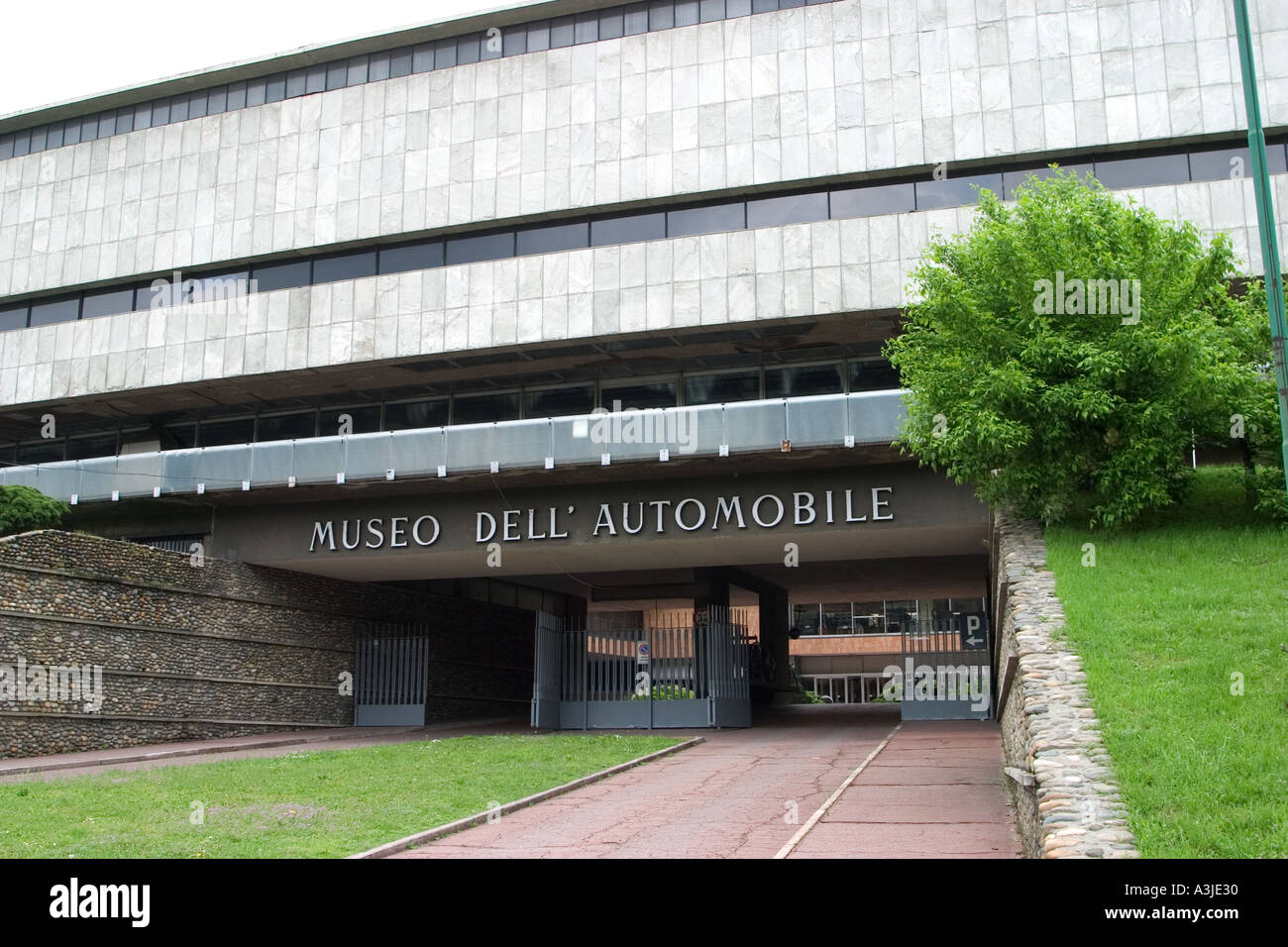 Exterior of Turin museum of the motor car torino museo dell automobile ...