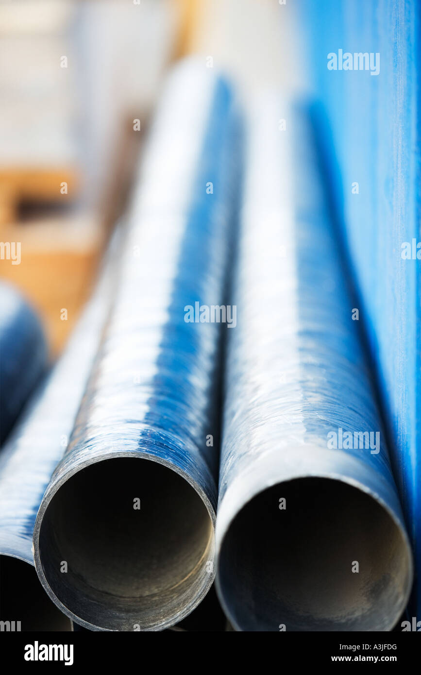 Silver pipes metal plumbing hi-res stock photography and images - Alamy