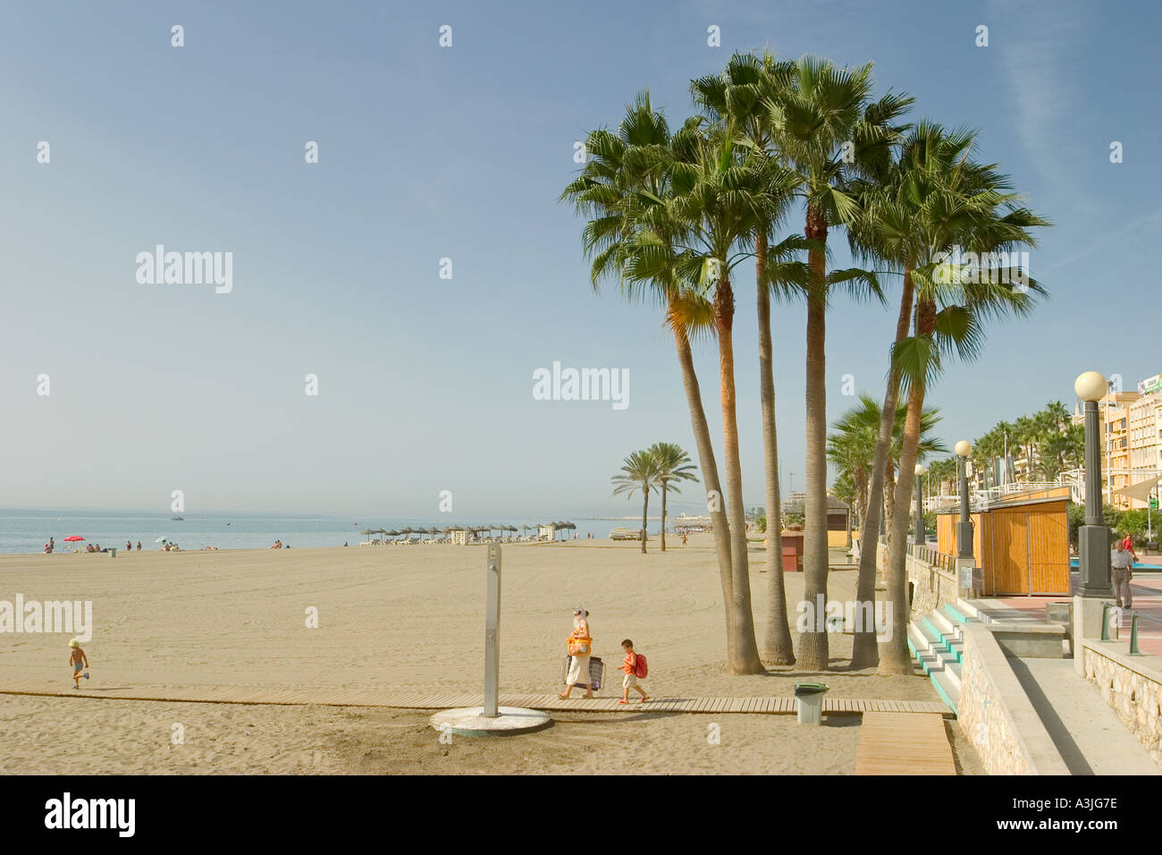 Estepona Costa del Sol Spain Beach Stock Photo - Alamy
