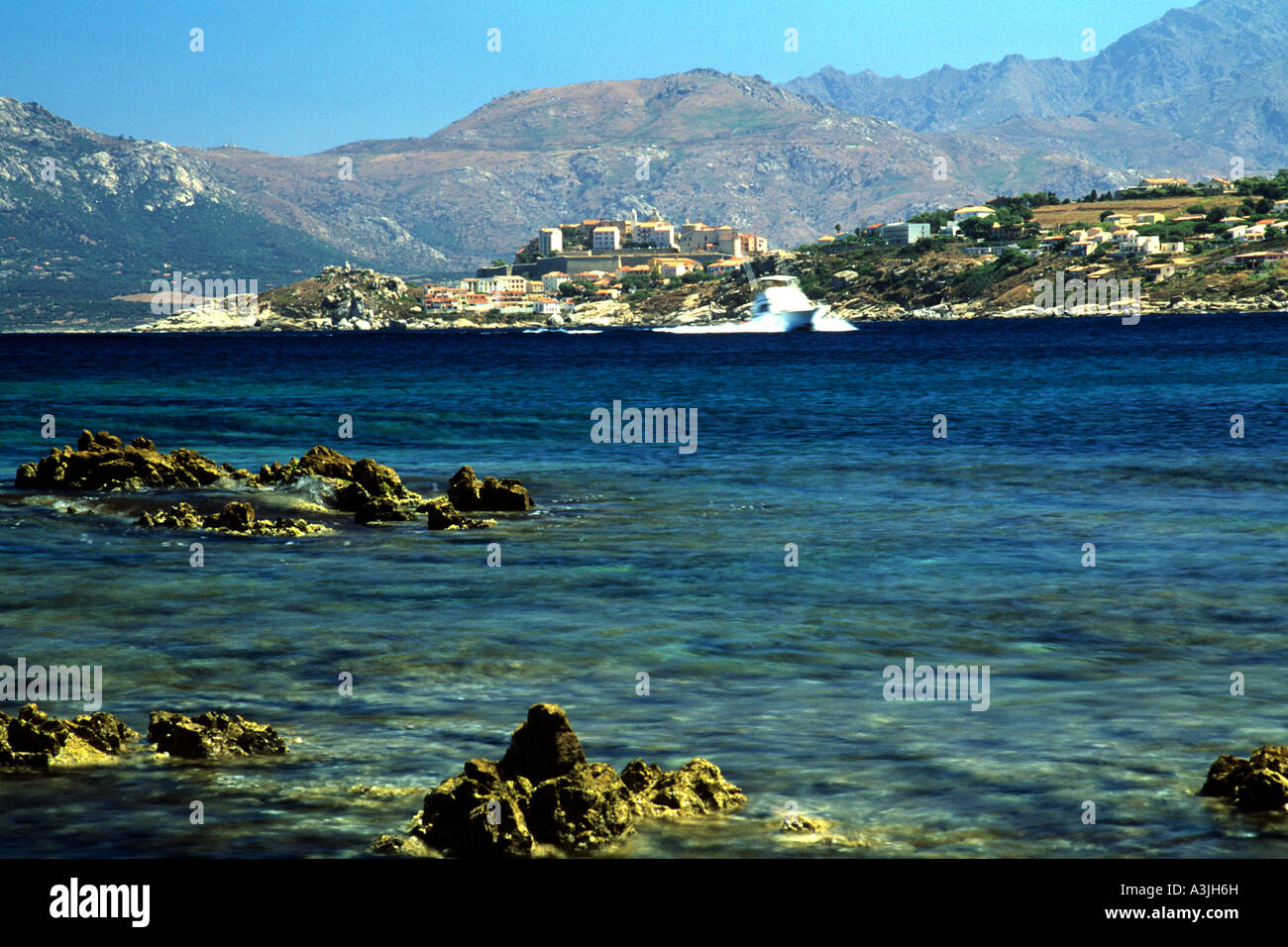 Calvi View, Corsica Stock Photo - Alamy