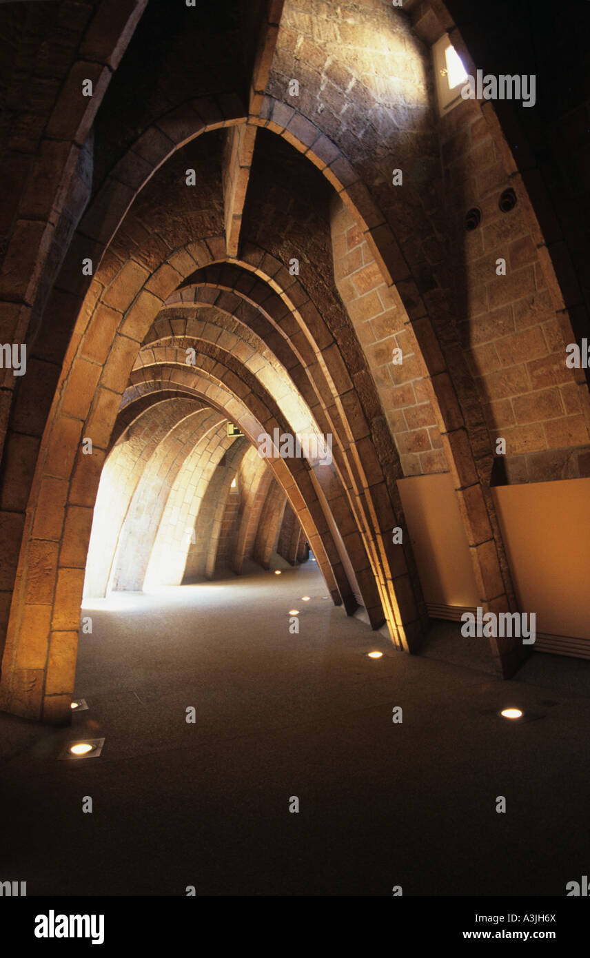 Gaudi arch (1), Barcelona Stock Photo - Alamy
