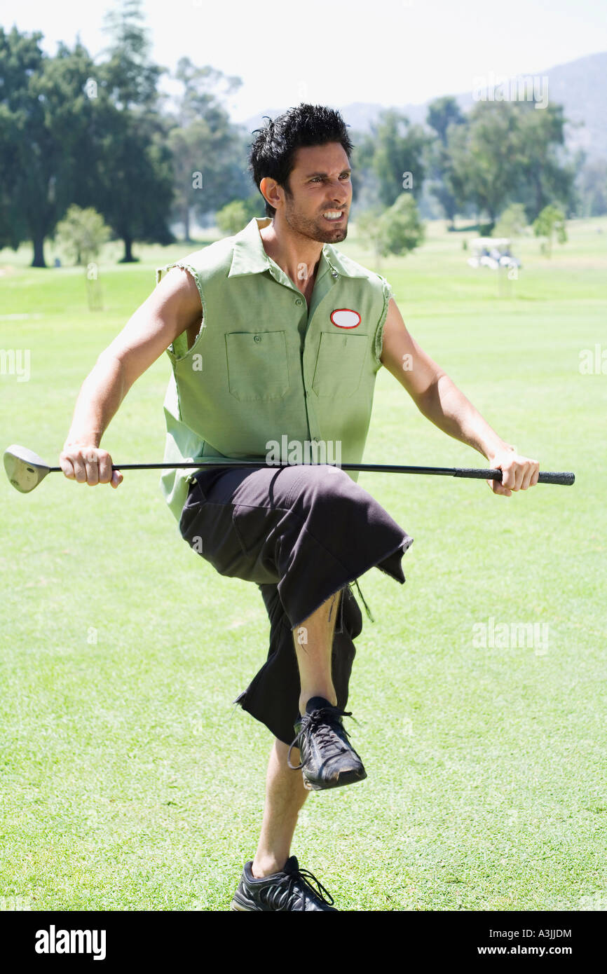 Angry golfer hi-res stock photography and images - Alamy