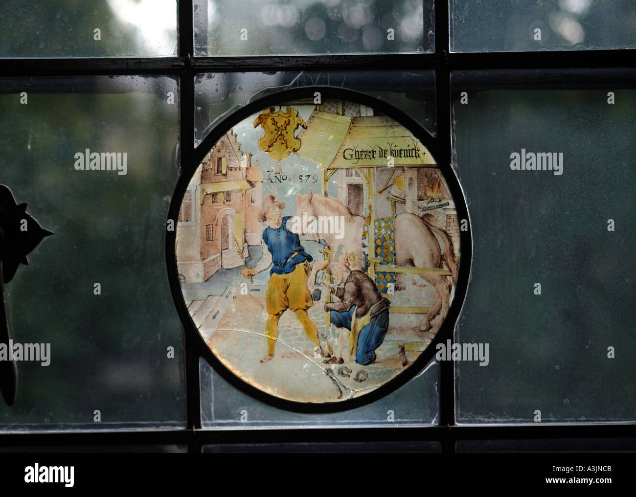 Painting on window hi-res stock photography and images - Alamy