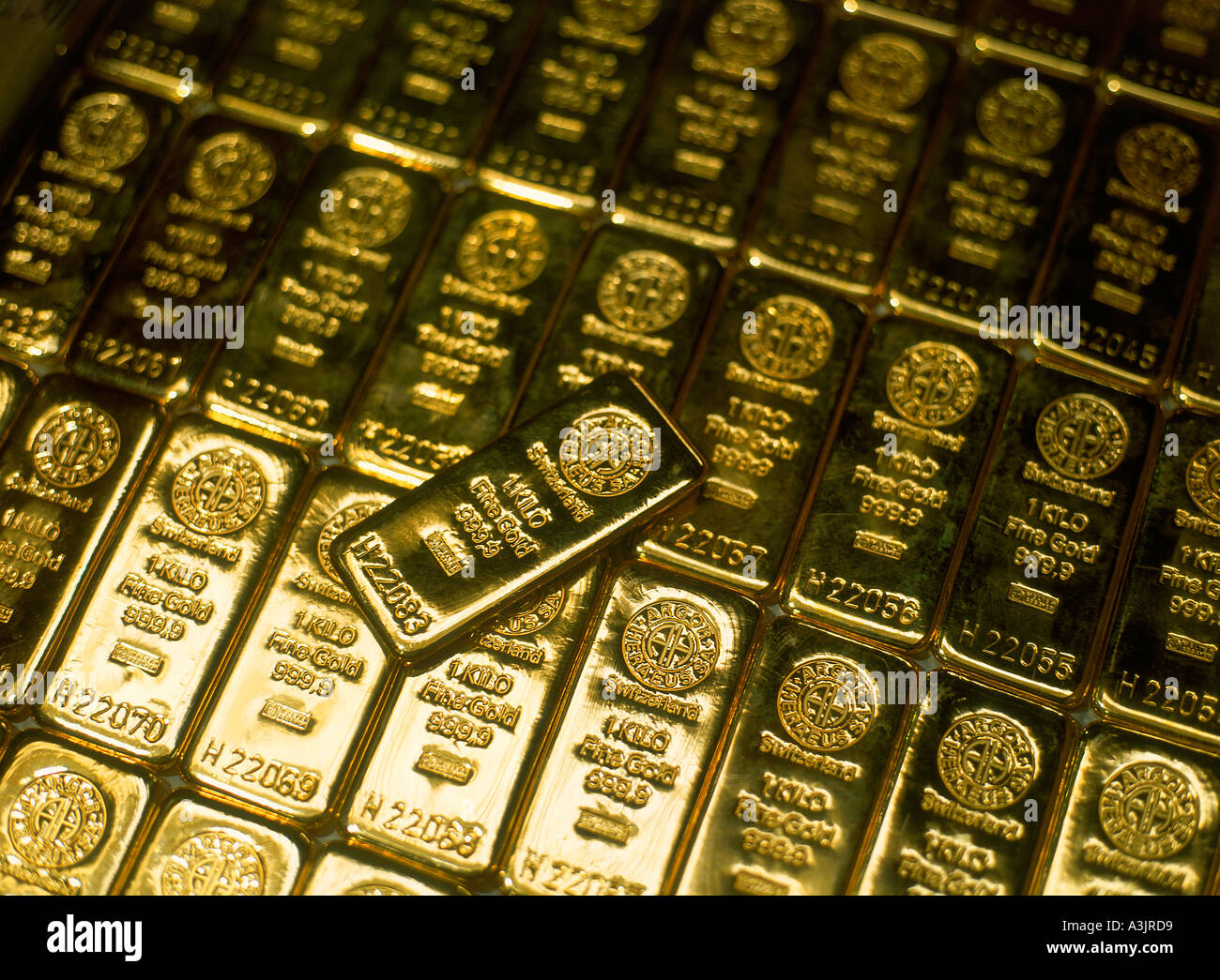 gold ingots editorial use only Stock Photo - Alamy