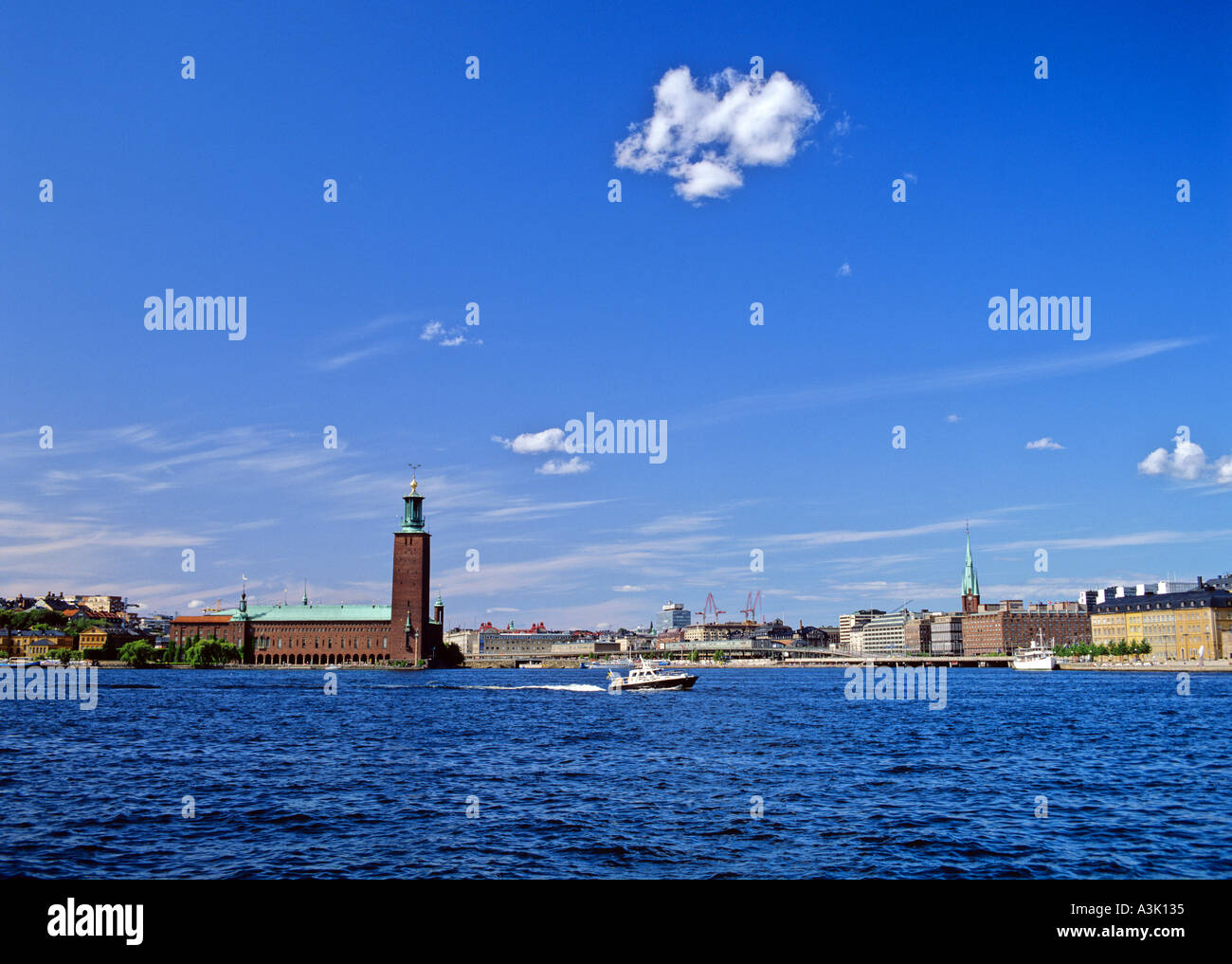 Stockholm city hall water hi-res stock photography and images - Alamy