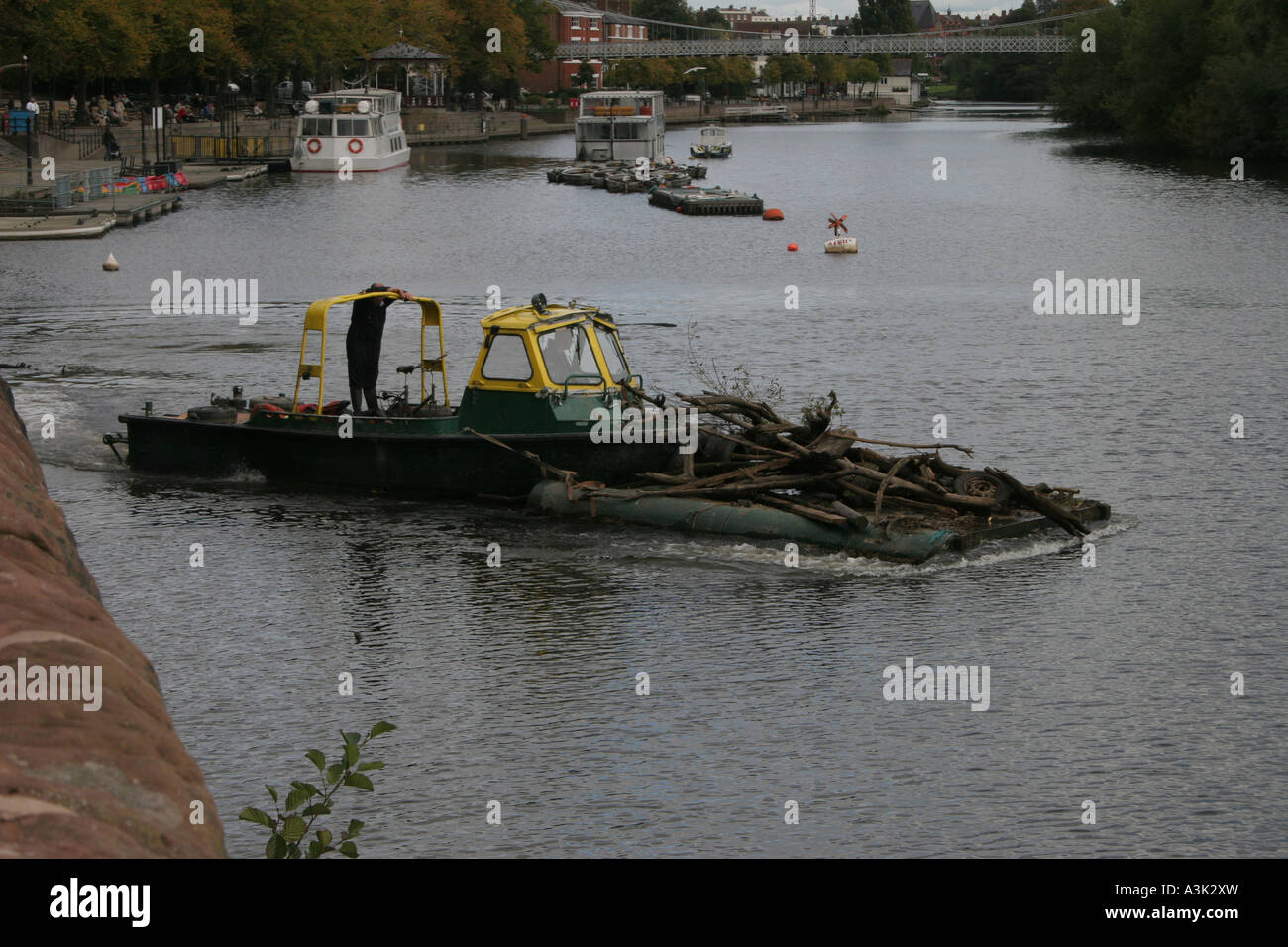 Tree debris river hi-res stock photography and images - Alamy