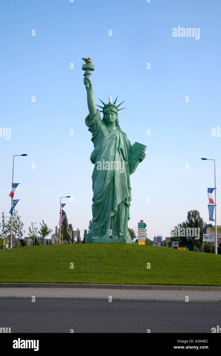 12 meter high replica of the Statue of Liberty in Colmar France home ...