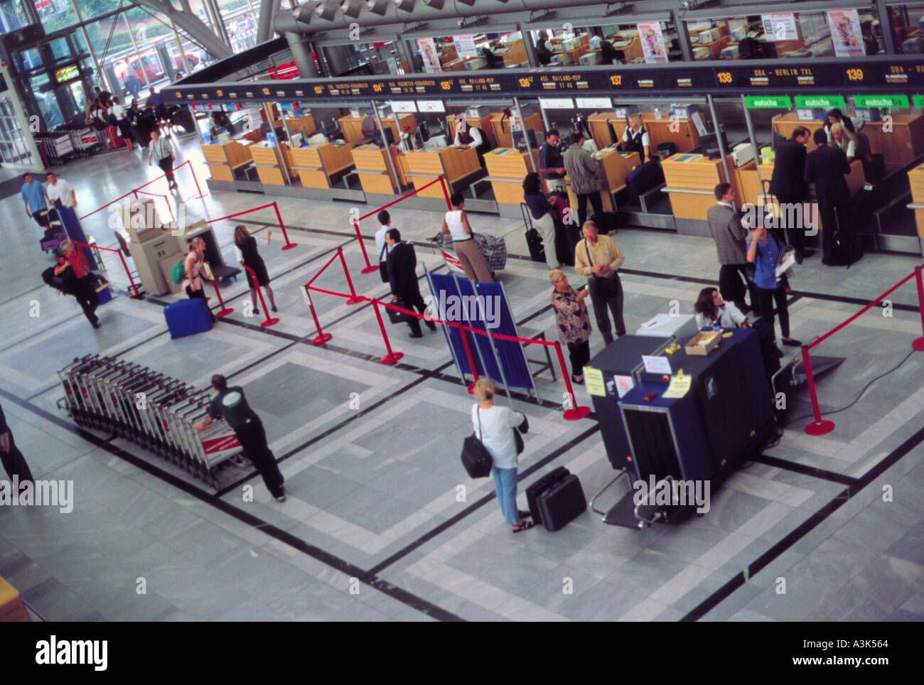 Airport terminal Stuttgart Germany Stock Photo - Alamy
