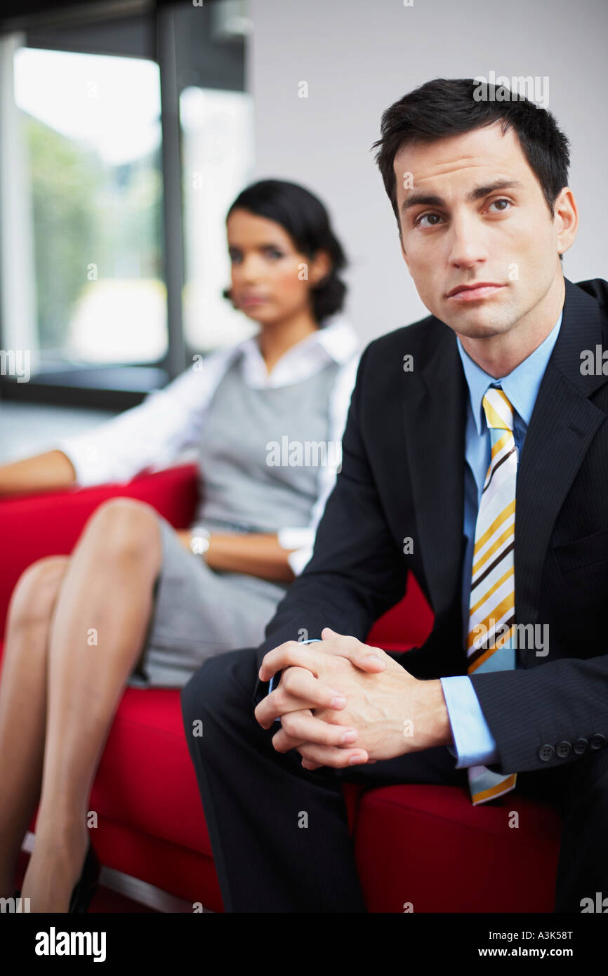 Interview two people room hi-res stock photography and images - Alamy