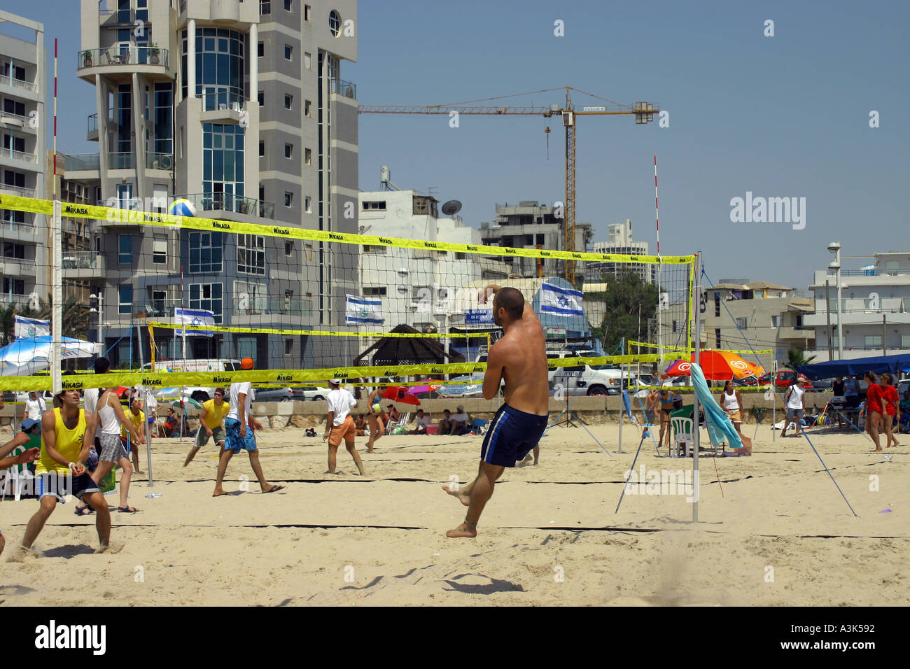 Summer day at the beach Stock Photo - Alamy