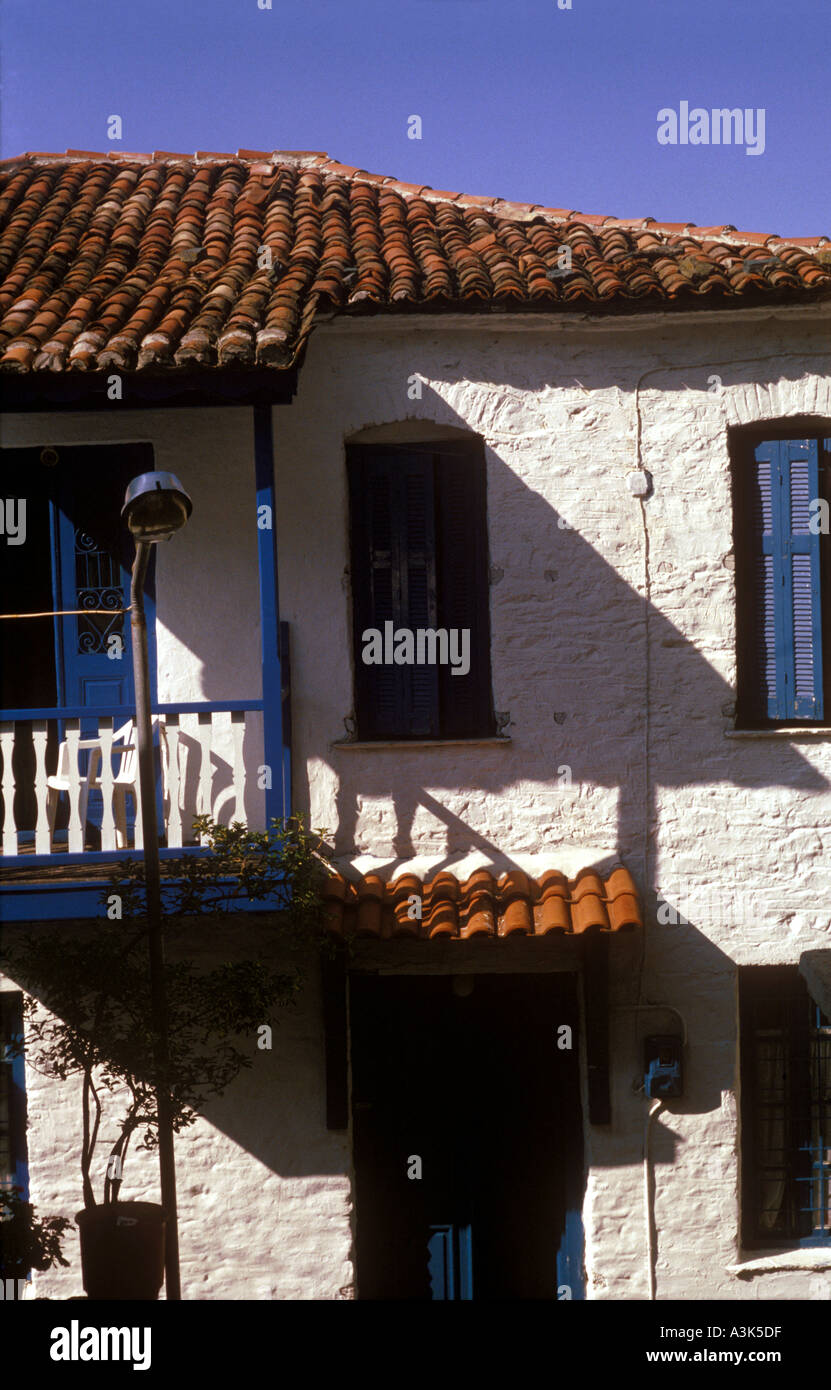 Greek traditional house Stock Photo - Alamy