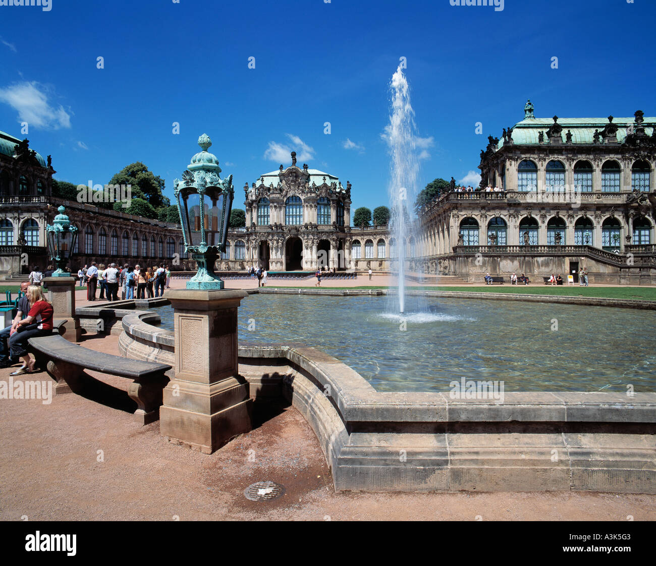 Zwinger wall pavilion dresden germany hi-res stock photography and ...