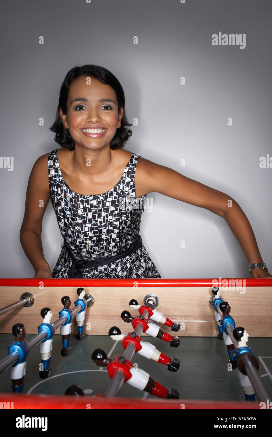 English woman playing soccer hi-res stock photography and images - Alamy