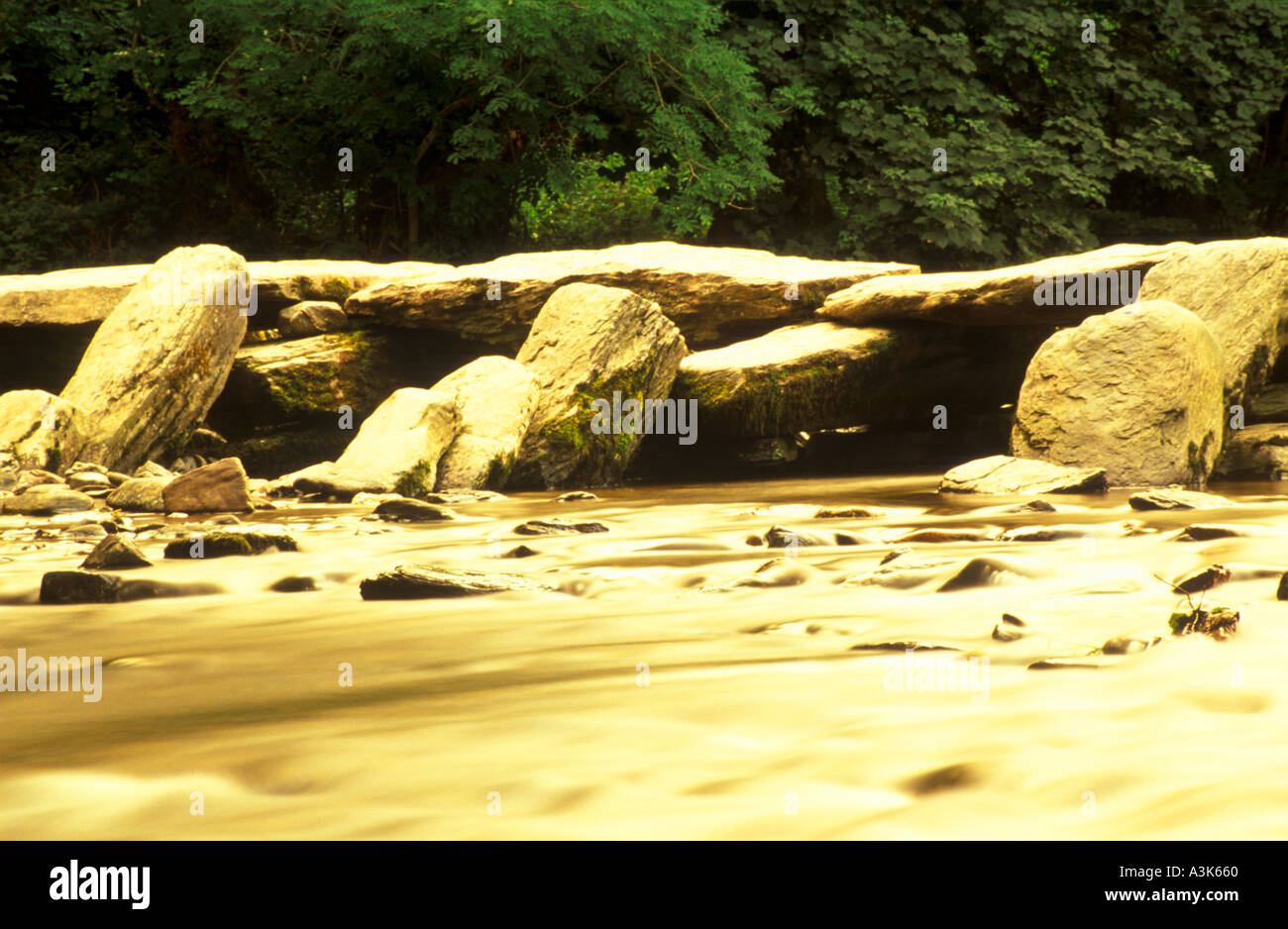 Tarr Steps Exmoor Devon England United Kingdom Europe Stock Photo - Alamy