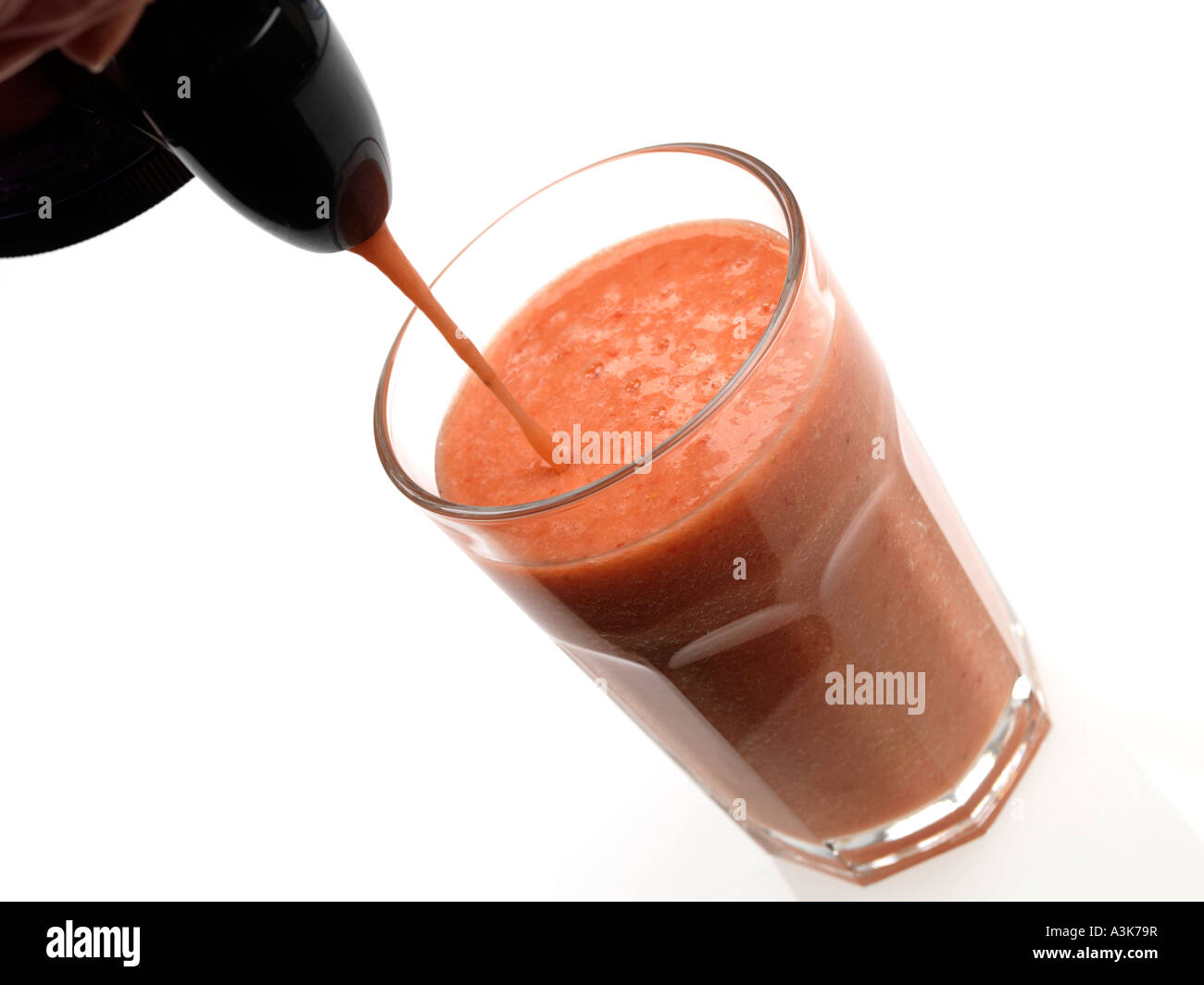 Pouring a Smoothie Stock Photo - Alamy