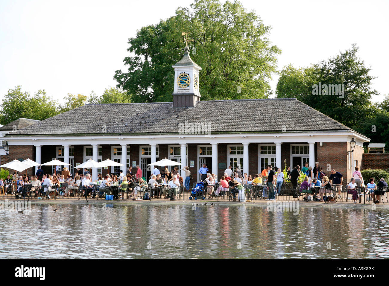 Serpentine Cafe Hyde Park Stock Photo - Alamy
