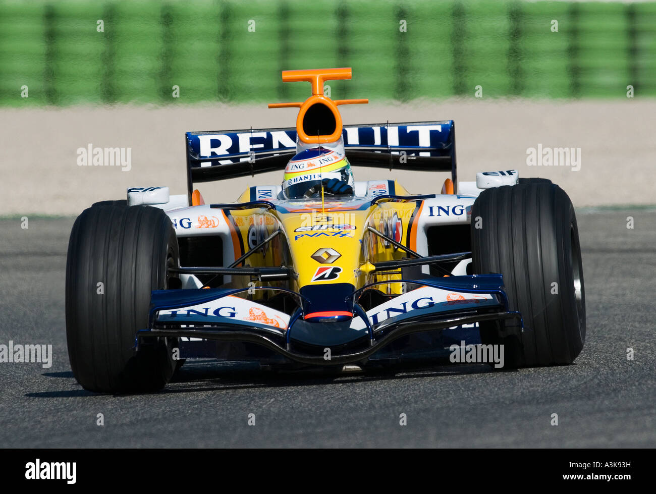 Giancarlo Fisichella, Renault Stock Photo - Alamy