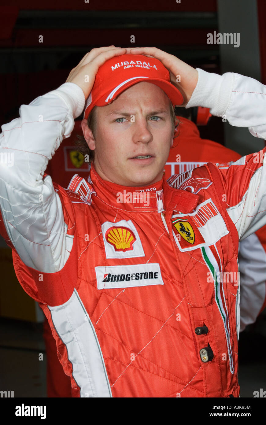 Kimi Raeikkoenen, Ferrari Stock Photo - Alamy