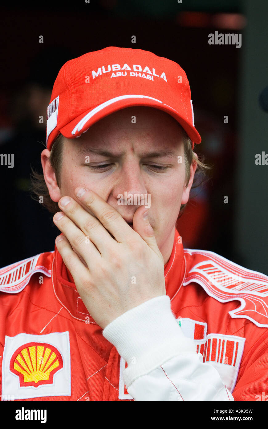 Kimi Raeikkoenen, Ferrari Stock Photo - Alamy
