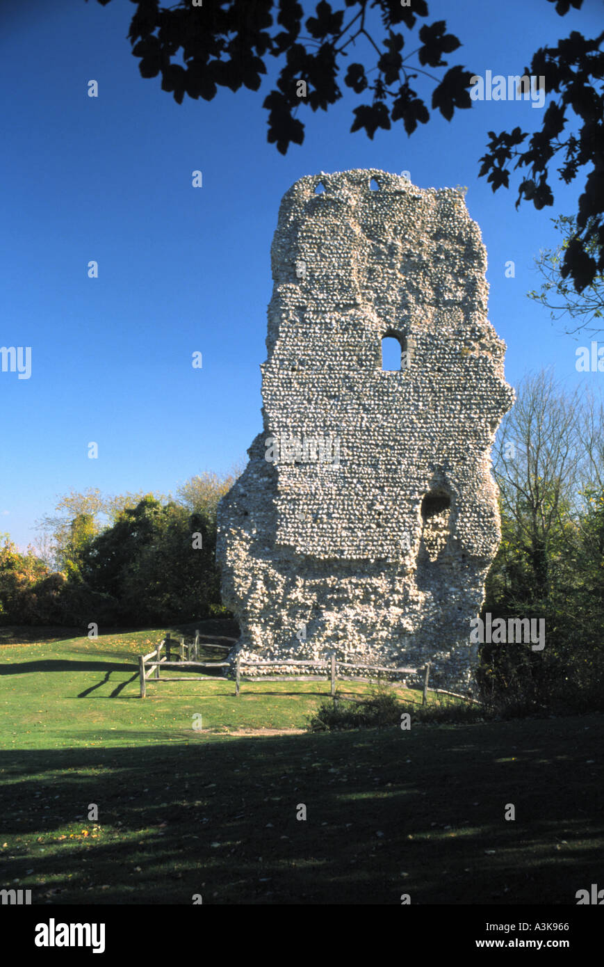 Bramber Castle Bramber West Sussex England Stock Photo - Alamy