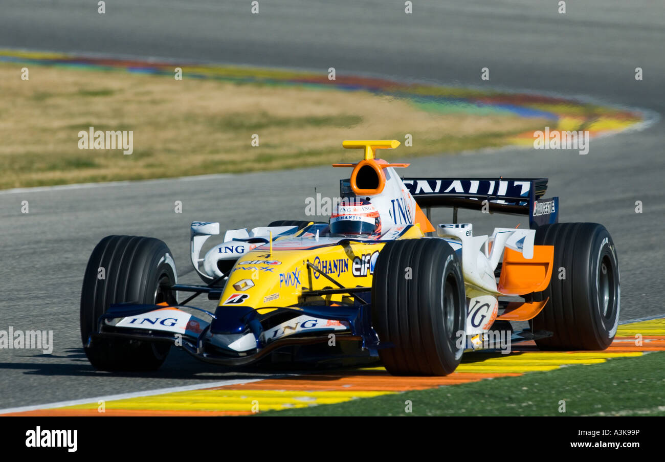 Heikki Kovalainen, Renault February 2007 Stock Photo - Alamy