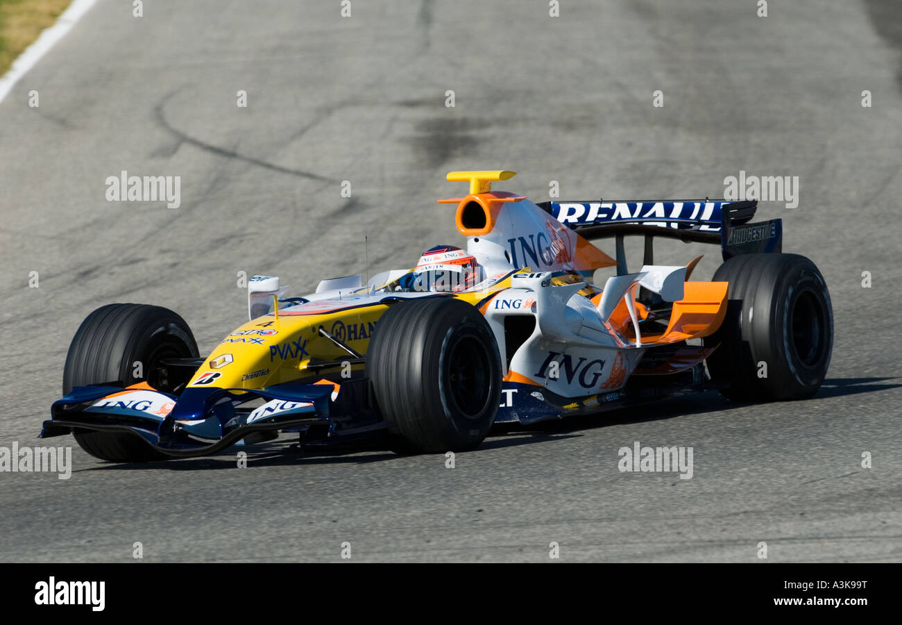 Heikki Kovalainen, Renault February 2007 Stock Photo - Alamy