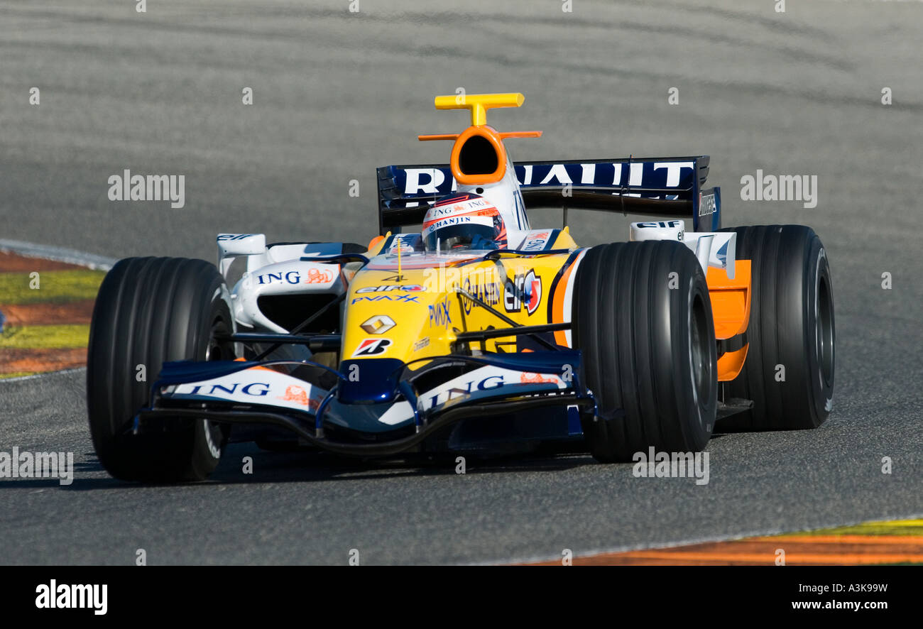 Heikki Kovalainen, Renault February 2007 Stock Photo - Alamy