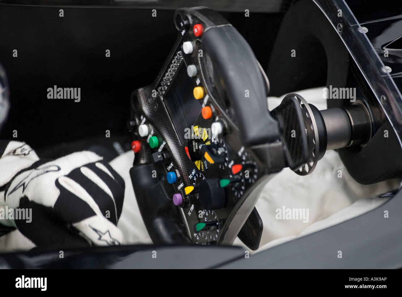 Formula 1 steering wheel Stock Photo - Alamy
