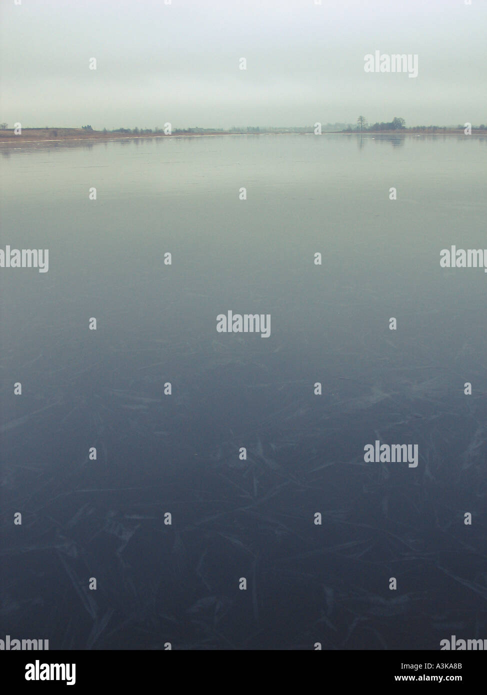 Landscape frozen freshwater lake hi-res stock photography and images ...